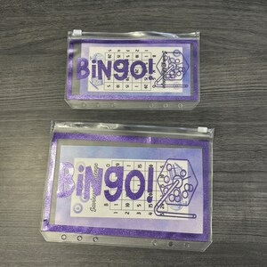 Bingo Savings Challenge Lilac Glitter Cash Envelopes Savings Challenge ...