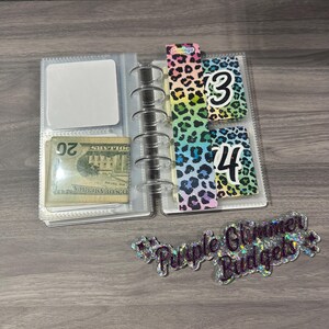 Custom A6 (personal) Binder Bookmark - Ring or Disc Punch - Etsy