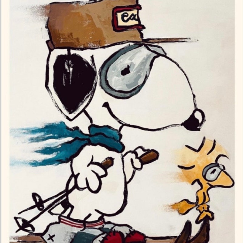 Snoopy Wall Art - Etsy