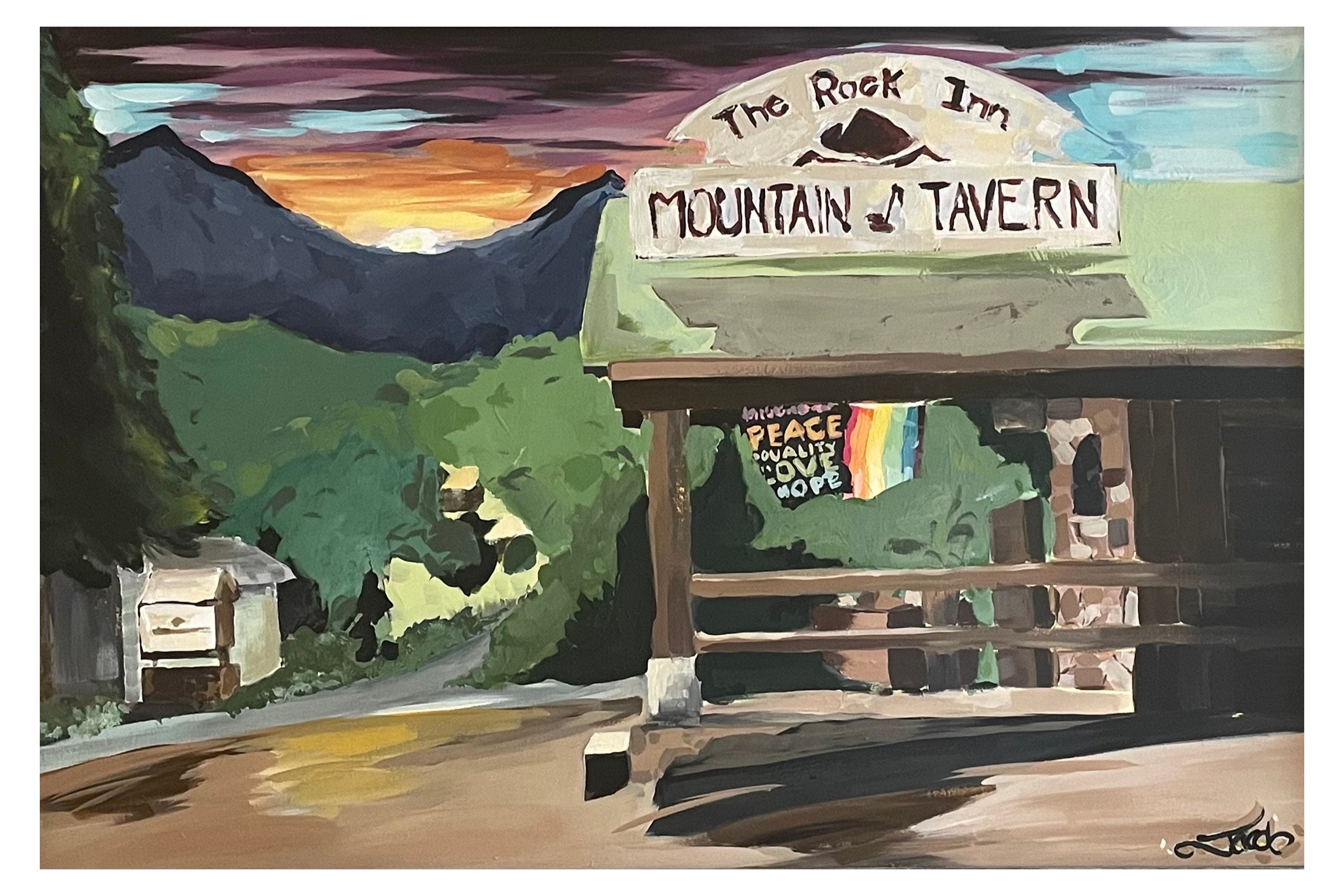 The Rock Inn Art Print, Estes Park Art, Colorado Art, Local Art, Estes ...