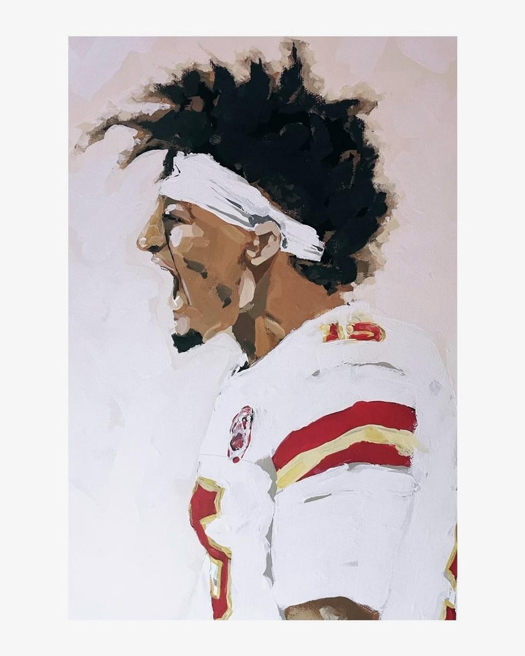 Patrick Mahomes Art Print: Kansas City Chiefs, NFL Art - Etsy