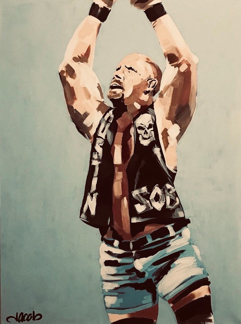 Stone Cold Steve Austin Print - Etsy