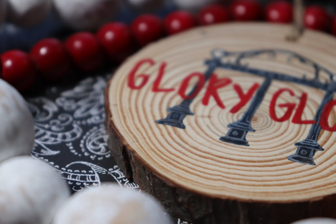 Glory Glory Arch UGA Ornament | Hand-painted - Etsy