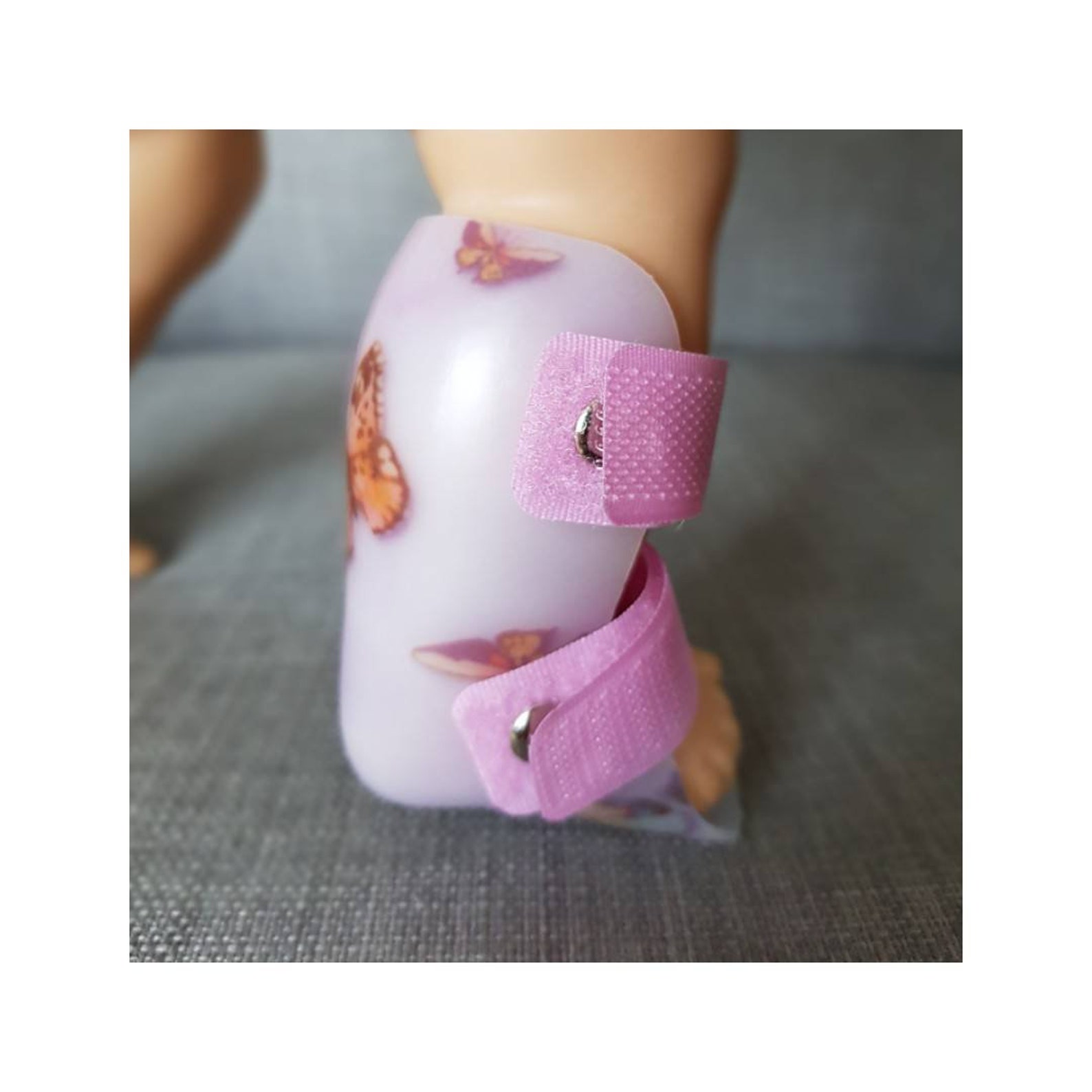 Teddy Bear Doll AFO Leg Splint Leg Brace Purple Butterfly - Etsy