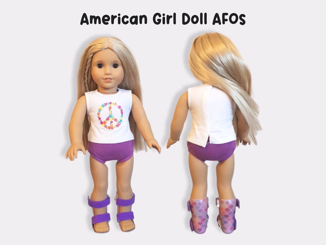 American Girl Doll Afo's, Doll Leg Braces, Doll Leg Splints, Doll Smo's ...