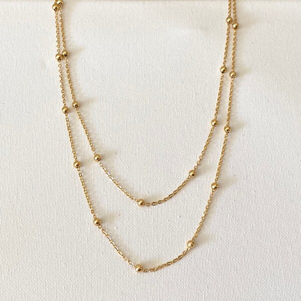 Station Necklace - Etsy