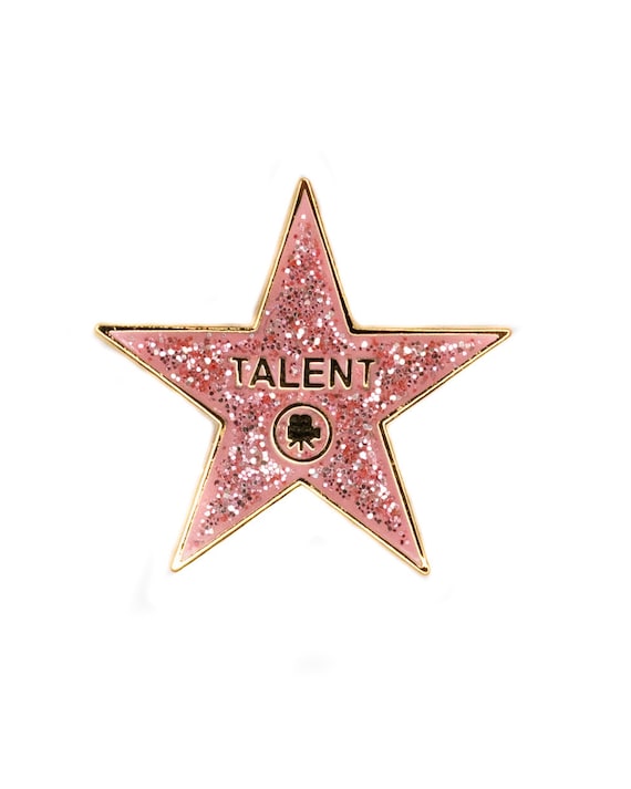 Hollywood Star Enamel Pin - Etsy