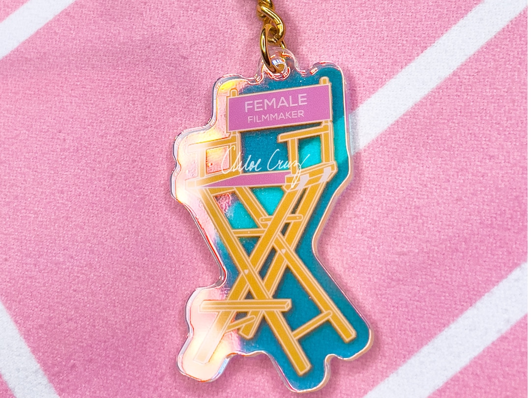 Female Filmmaker Keychain | Gifts for Women in Film, Filmmakers ...