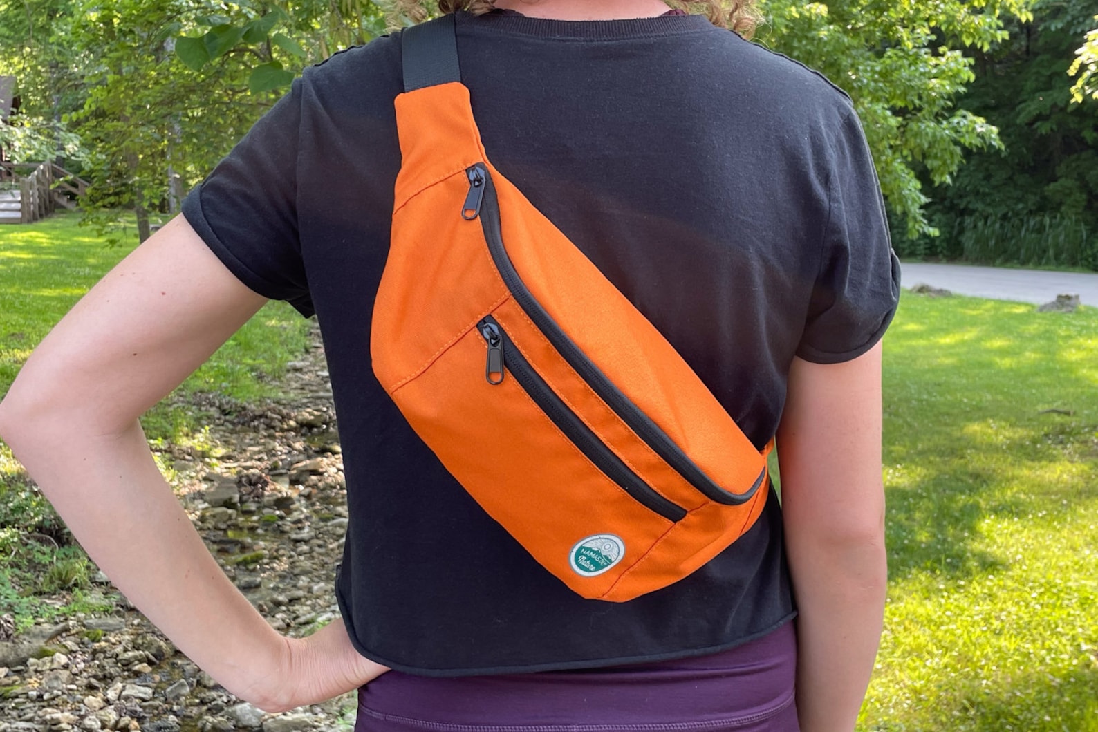 Orange Fanny Pack, Crossbody Bag, Sling Bag, Waist Bum Bag, Hiking ...
