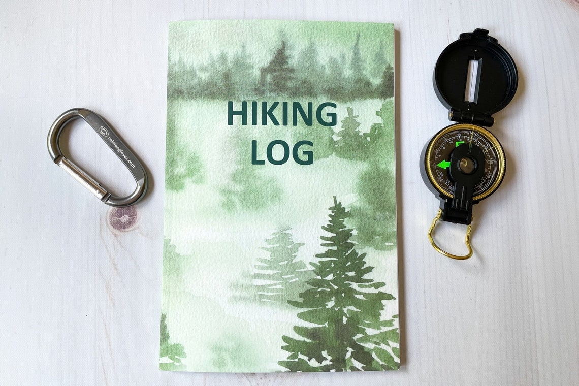 Hiking Journal Hikers Log Book Hiking Trail Notebook - Etsy