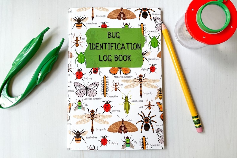 Insect Identification Log Book for Kids, Bug Specimen Notebook ...