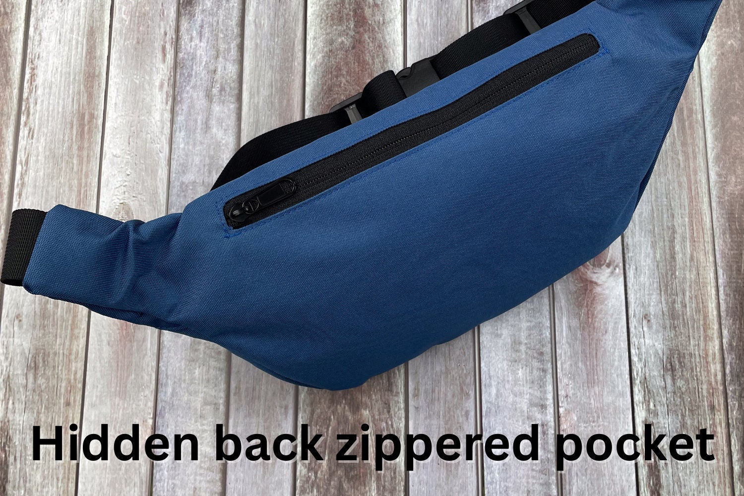 Navy Blue Fanny Pack, Crossbody Bag, Unisex Sling, Waist Bum Bag ...