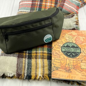 Army Green Fanny Pack, Crossbody Bag, Sling Bag, Bum Waist Bag, Hiking ...