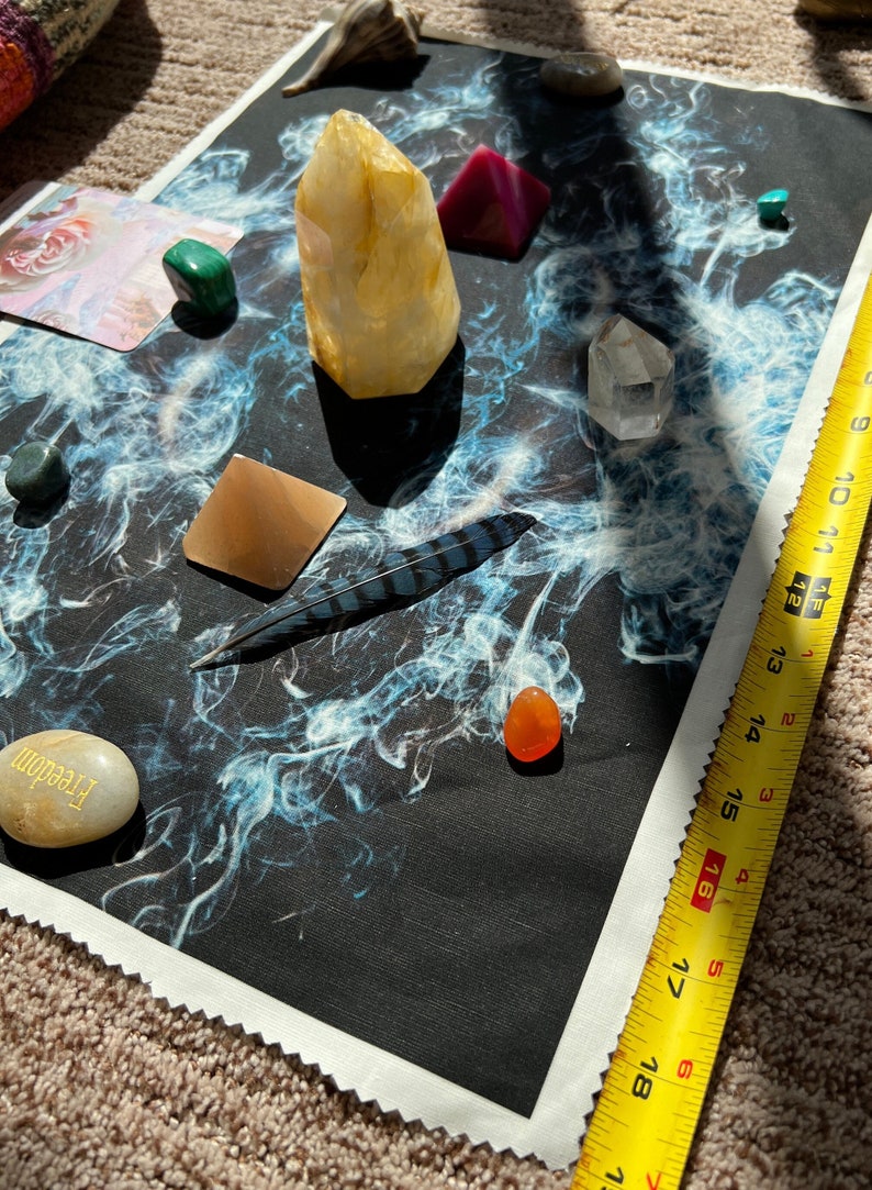Sacred Geometry Altar Cloth – Eco-friendly Hemp Cotton Fabric for ...