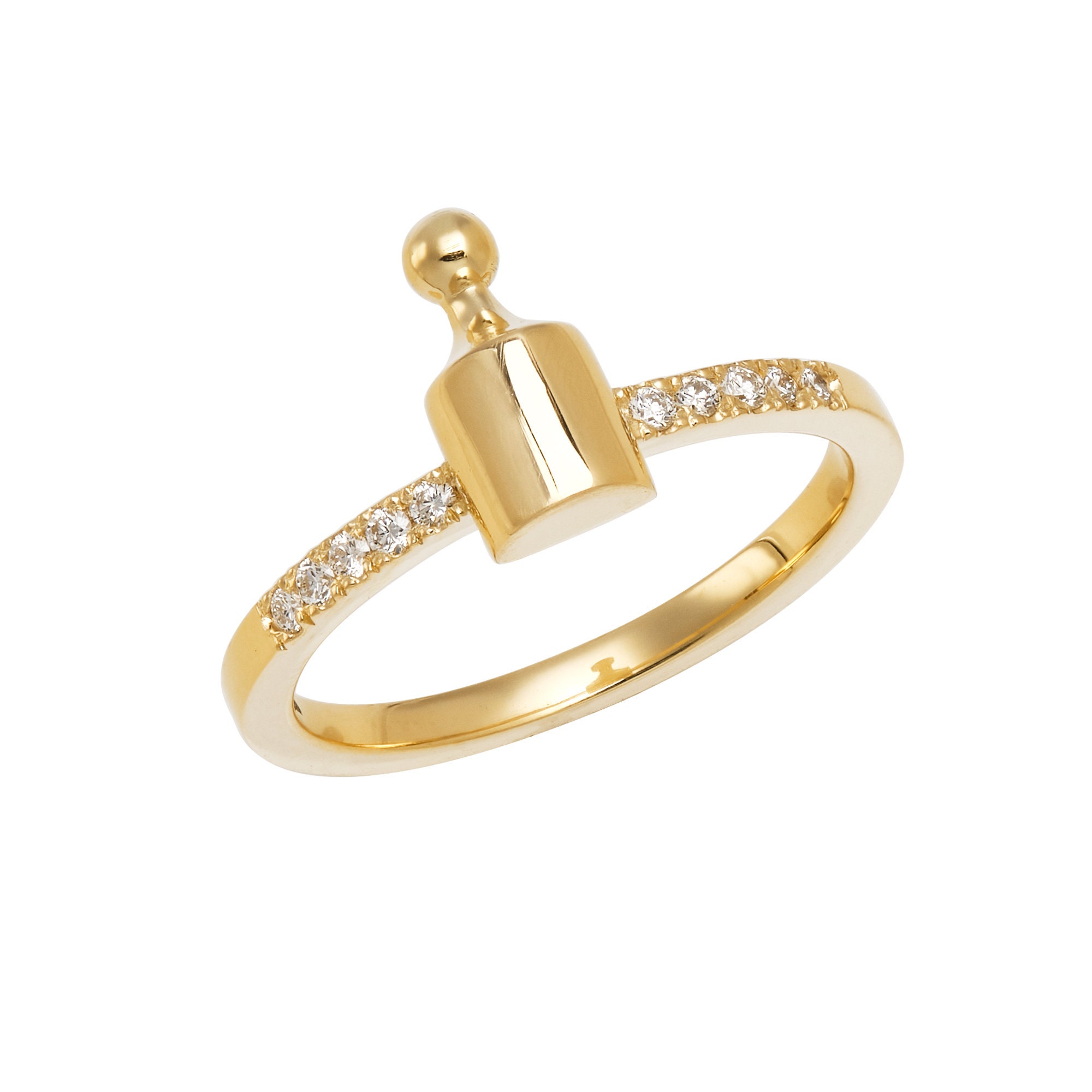 Eternity Weight Ring With Diamonds - Etsy