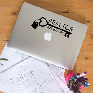 Realtor Decal Realtor Car Decal Realtor Sticker Real - Etsy
