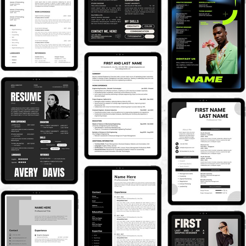 20 Canva Resume Templates | Modern ATS Friendly Resume Designs ...