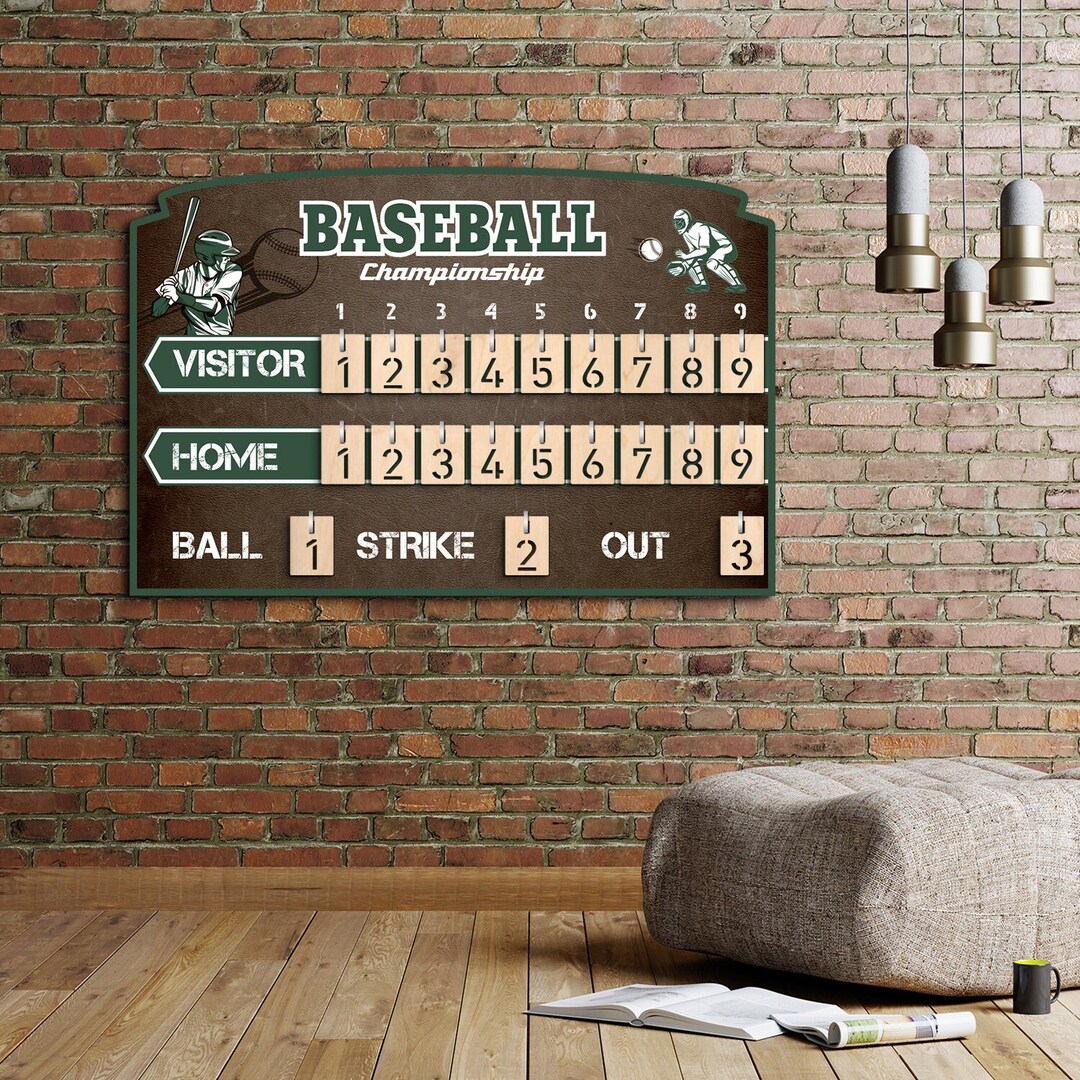 Custom Baseball Scoreboard, Sports Scoreboard, Custom Scoreboard ...