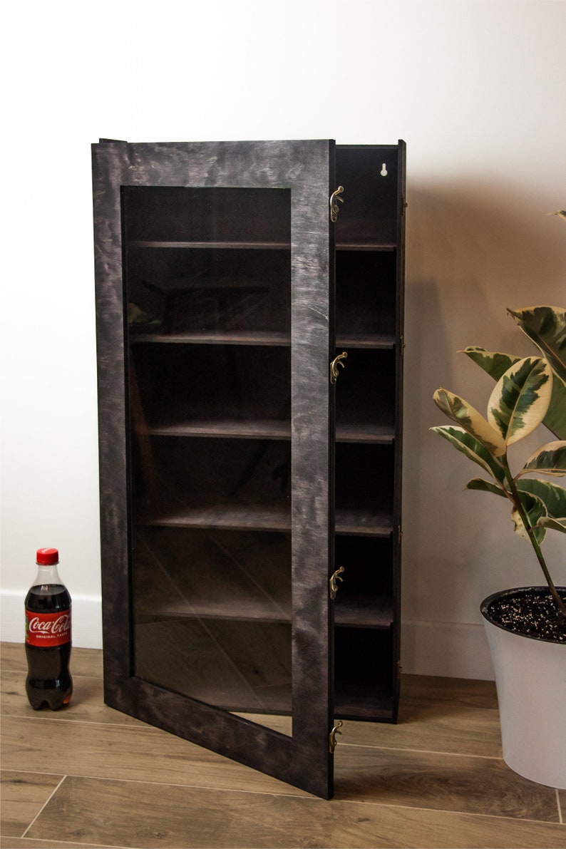 Display Case for Collectibles Display Case for Figures Wood - Etsy