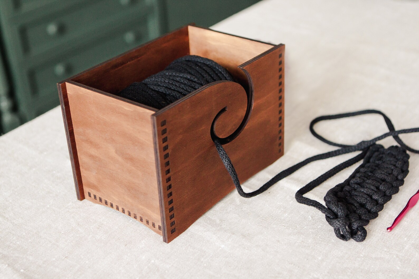 Yarn Box Yarn Bowl Wood Knitting Bowl Wood Mothers Day Gift - Etsy Canada