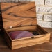 Wood Box,wood Box With Hinged Lid,wooden Box Groomsmen,monogram Wood ...