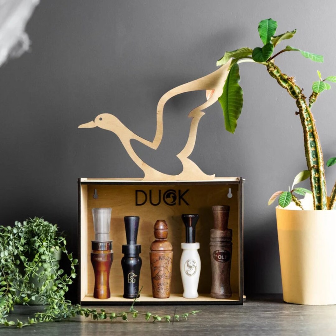 Duck Call Display, Duck Call Shelf, Duck Call Holder, Duck Call Wood ...