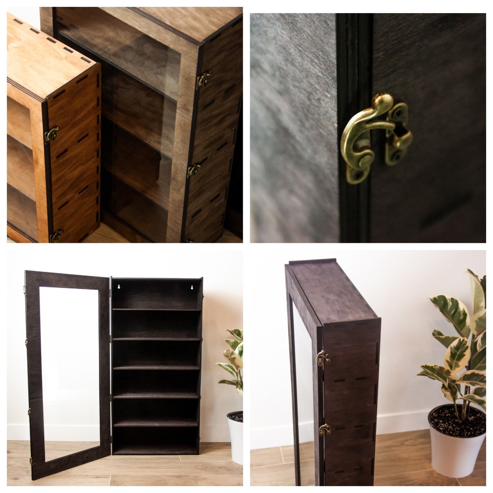 Display Case for Collectibles Display Case for Figures Wood - Etsy