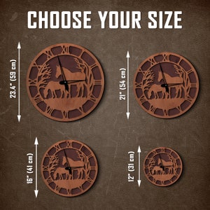 Horse Wall Clock, Western Wall Clock, Wooden Wall Clock, Farmhouse ...