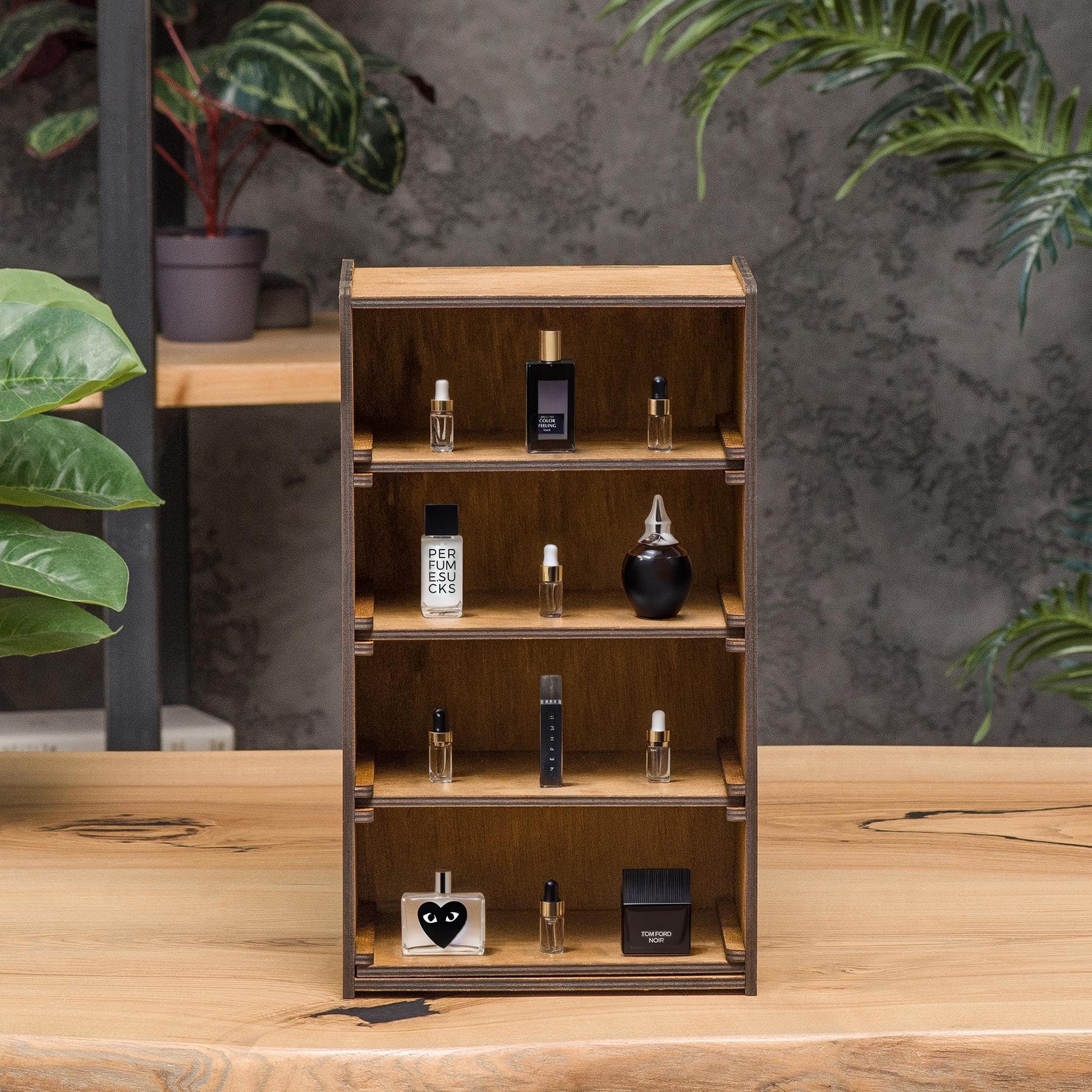 Wooden Perfume Display, Wooden Perfume Holder, Perfume Organizer Wooden ...