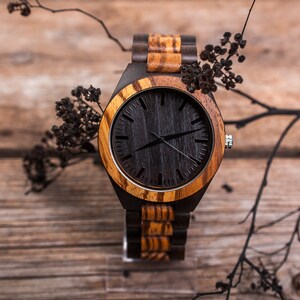 Custom Wood Watch, Wooden Watch, Engraved Wood Watch for Men ...