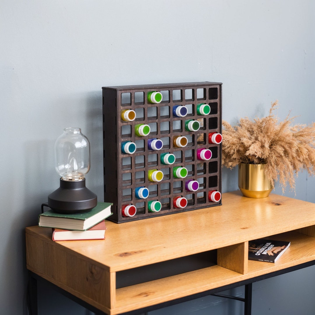 Acrylic Paint Holder, Craft Paint Holder, Tamiya Paint Rack, Acrylic ...