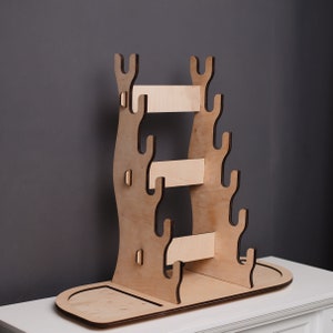 Samurai Katana Display, Katana Stand Wooden, Katana Holder, Swords ...