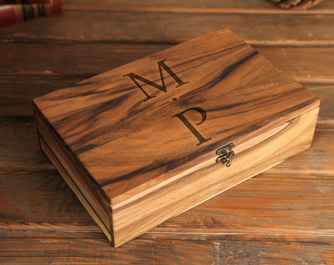 2148 Handcrafted Keepsake Box Black Walnut and Maple - Etsy