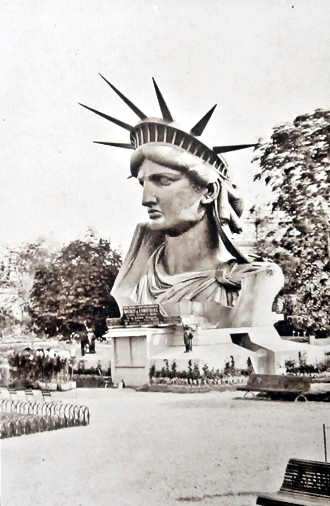 Statue of Liberty A Work in Progress During Construction in France ...