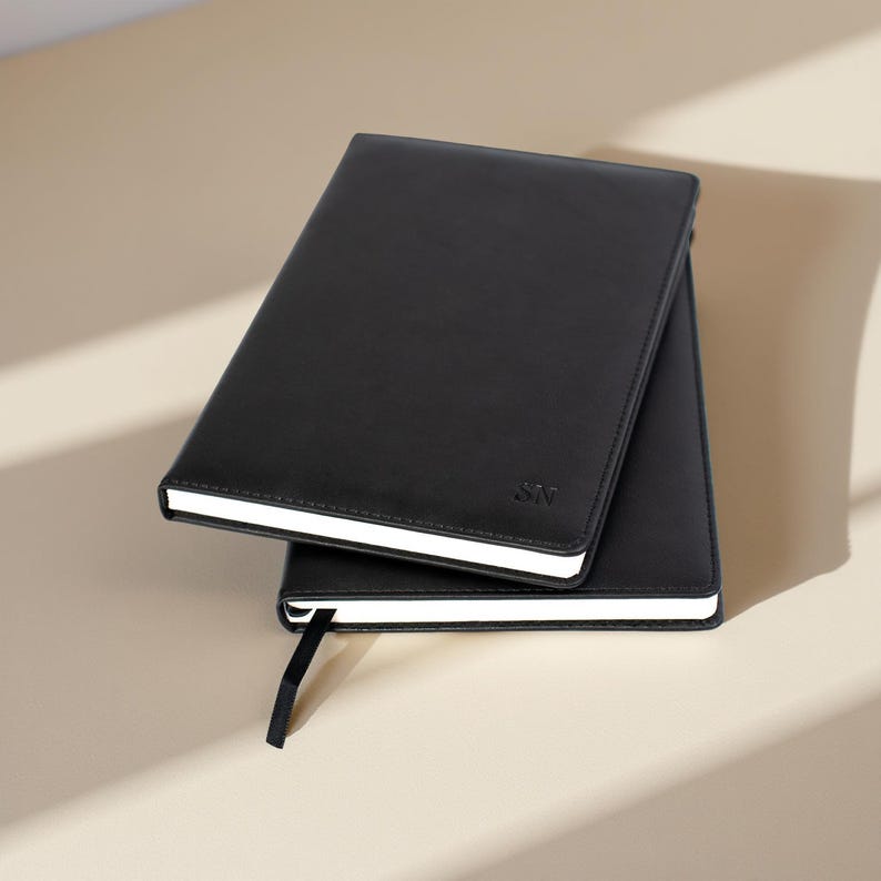 A4 Personalised Leather Notebook - Etsy Australia