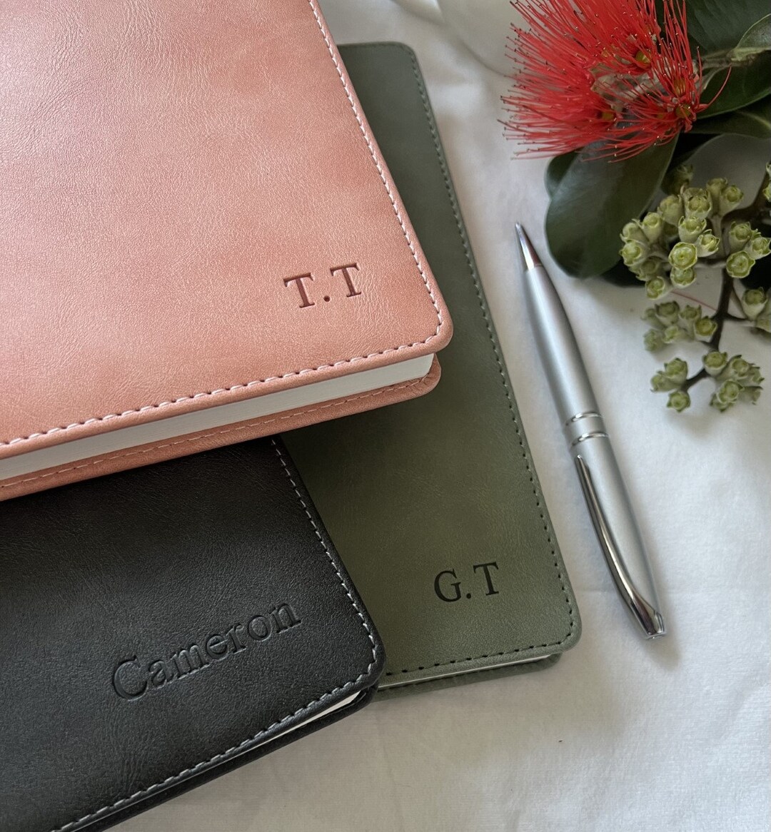 Personalised Leather Journal - Etsy Australia