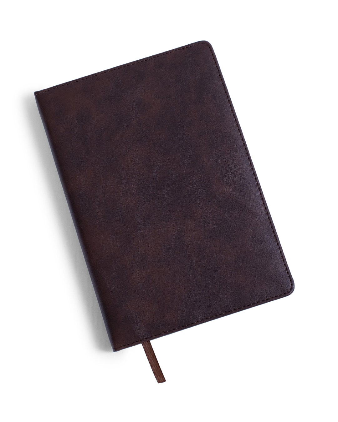 A5 Leather Notebook- Dark Brown - Etsy