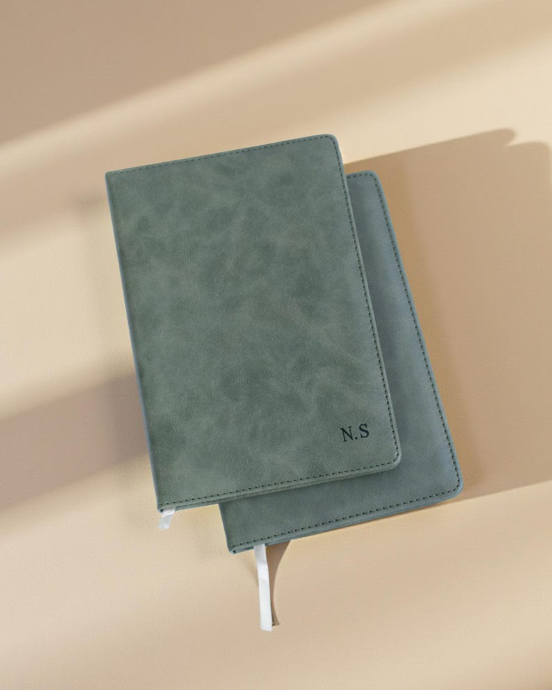 A4 Personalised Leather Notebook - Etsy Australia