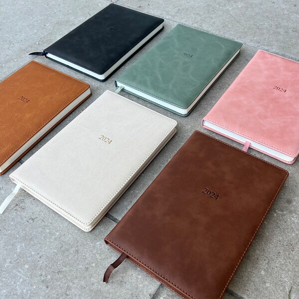 Leather Planner - Etsy