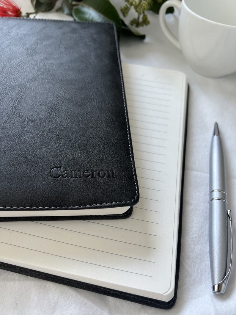 Personalised Leather Journal - Etsy