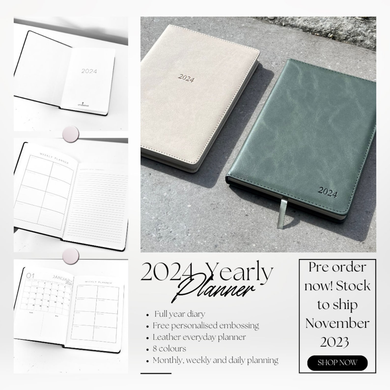 2024 Diary A5 - Etsy