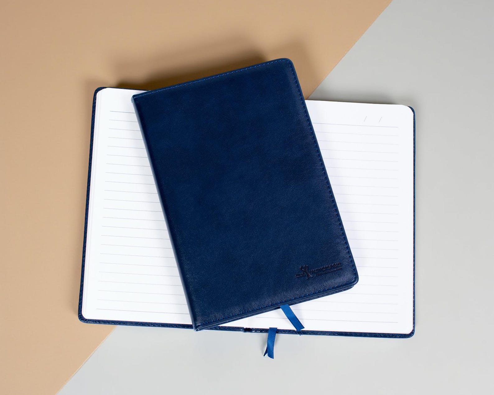 Personalised Navy A5 Leather Notebook - Etsy