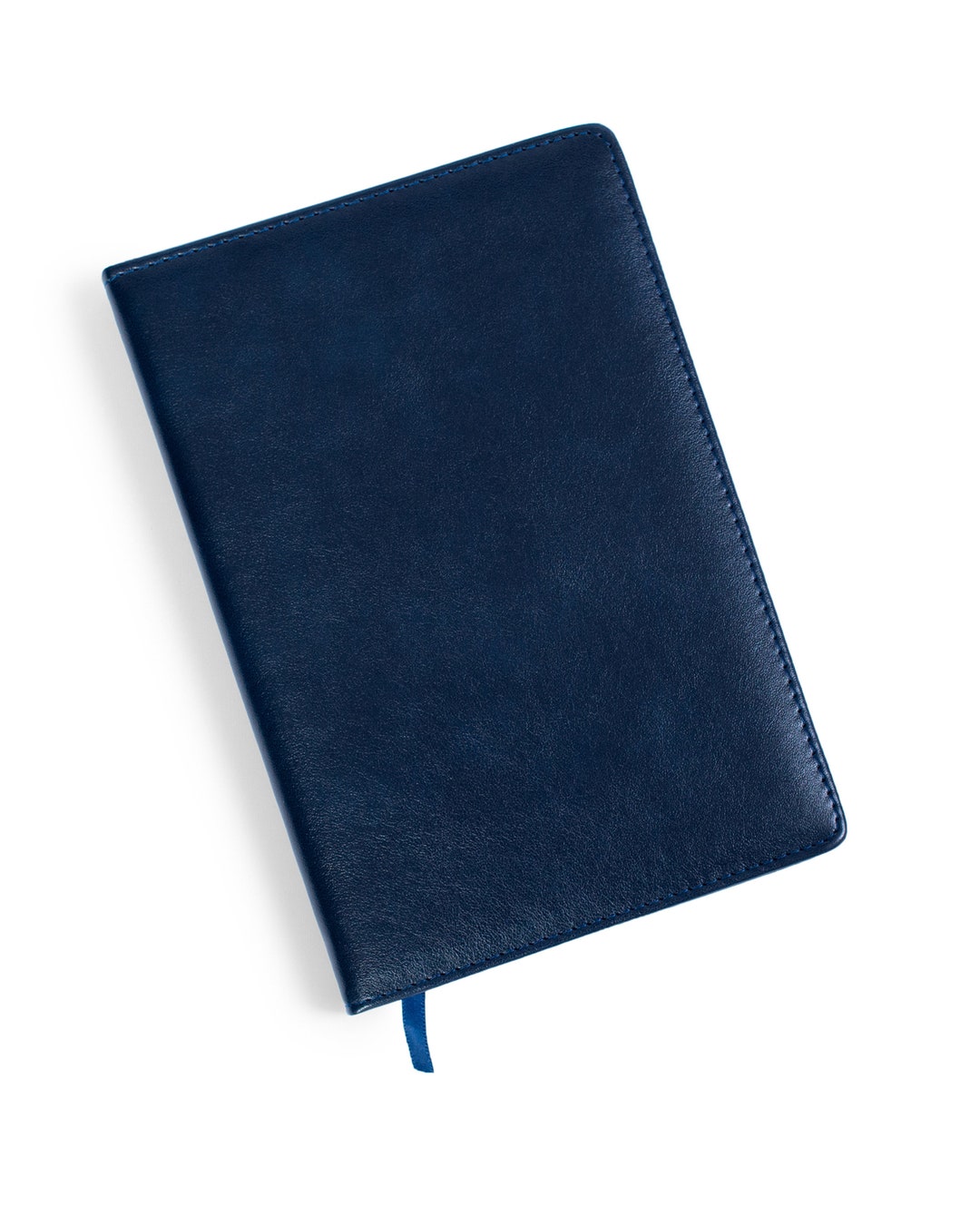 Personalised Navy A5 Leather Notebook - Etsy