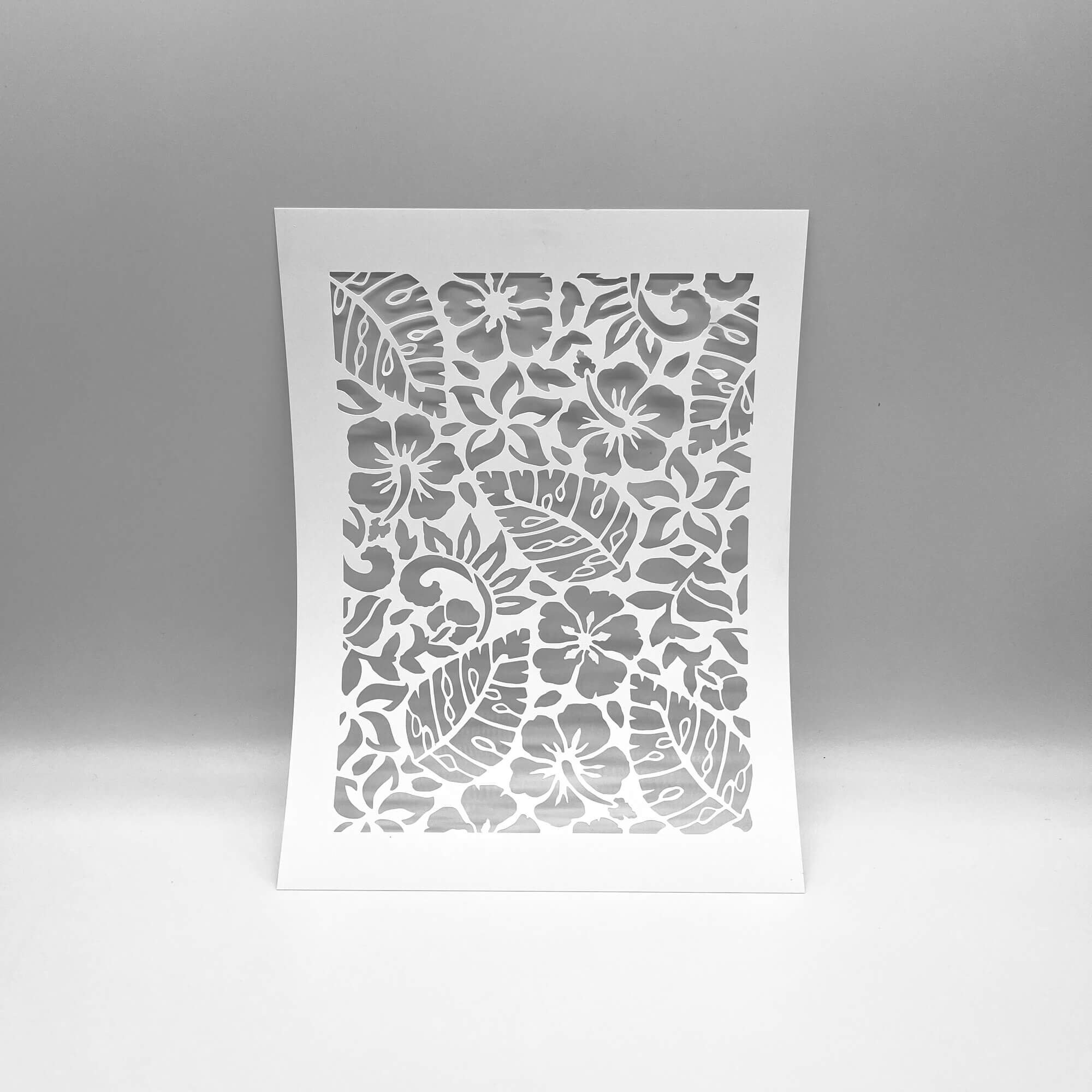 STENCIL | Aloha | Mixed Media by RHONDA | Ideal for Gel Plate Printing ...