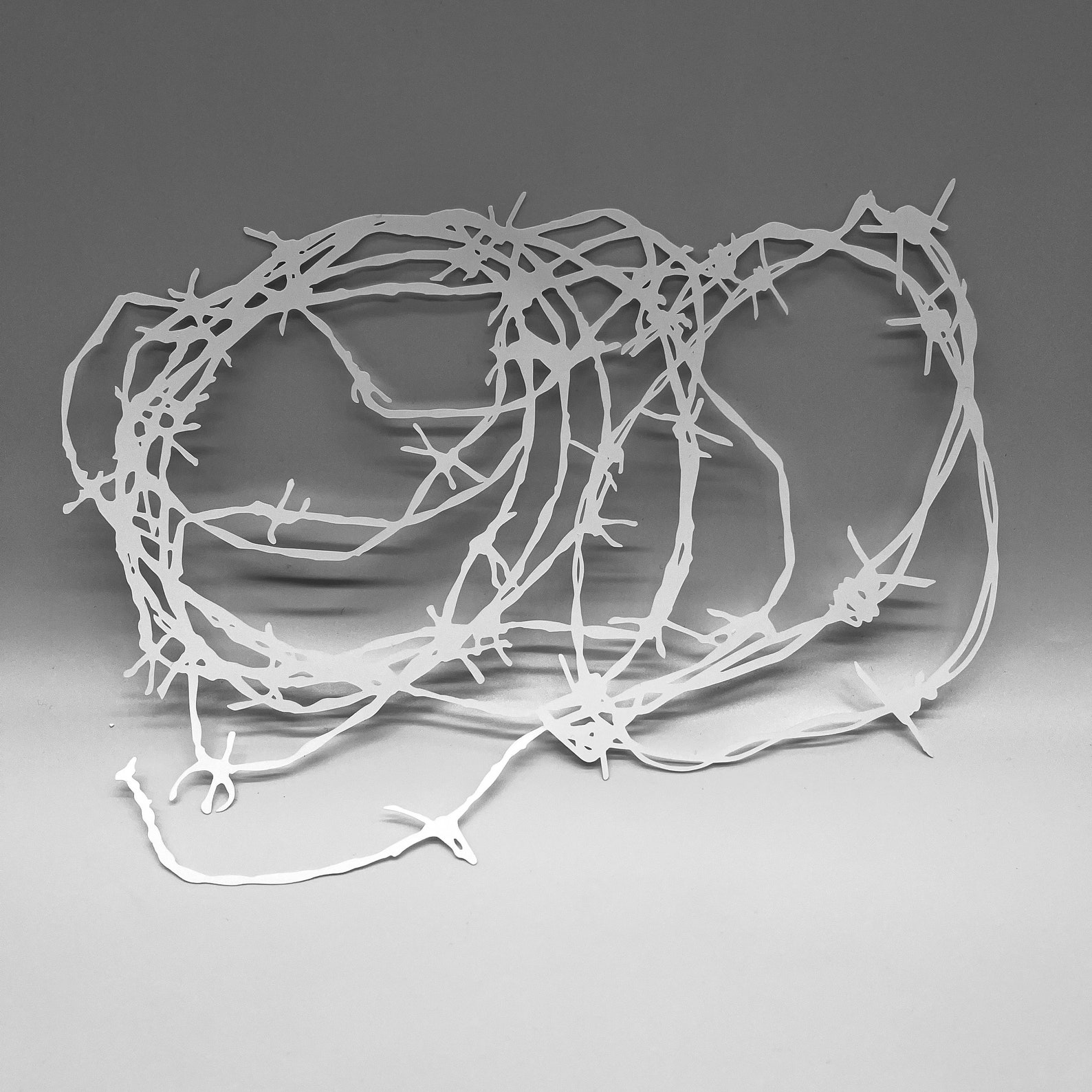 MASK BOB-WAR barbed Wire Mixed Media Ideal for Gel - Etsy