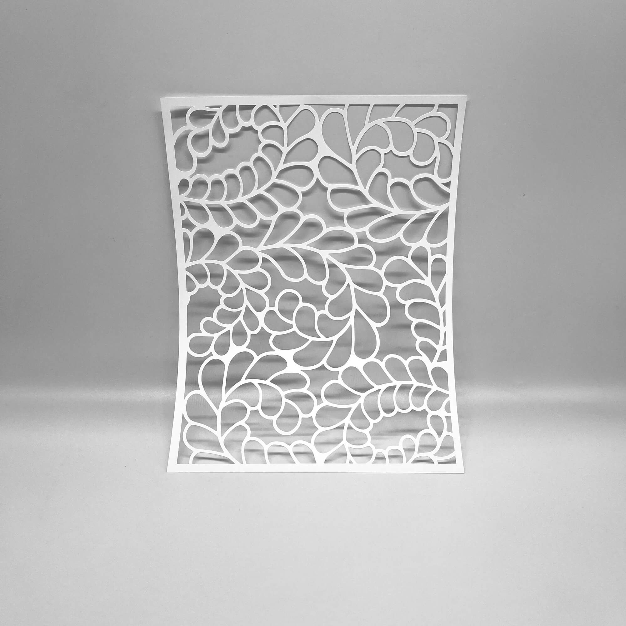 STENCIL | Fern Fronds | Mixed Media by RHONDA | Ideal for Gel Plate ...