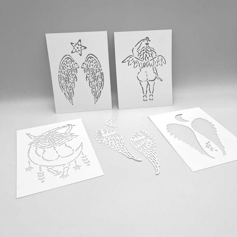 Angel Stencils - Etsy