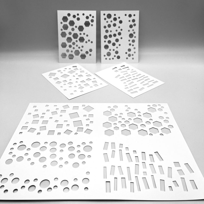 Geometric Stencil - Etsy