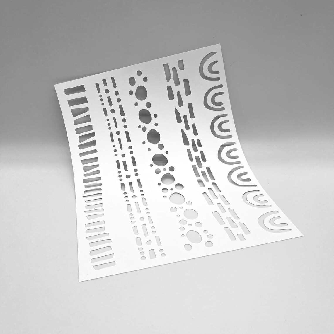 Messy Borders Stencils | 9x12 Mixed Media Gel Printing - Etsy
