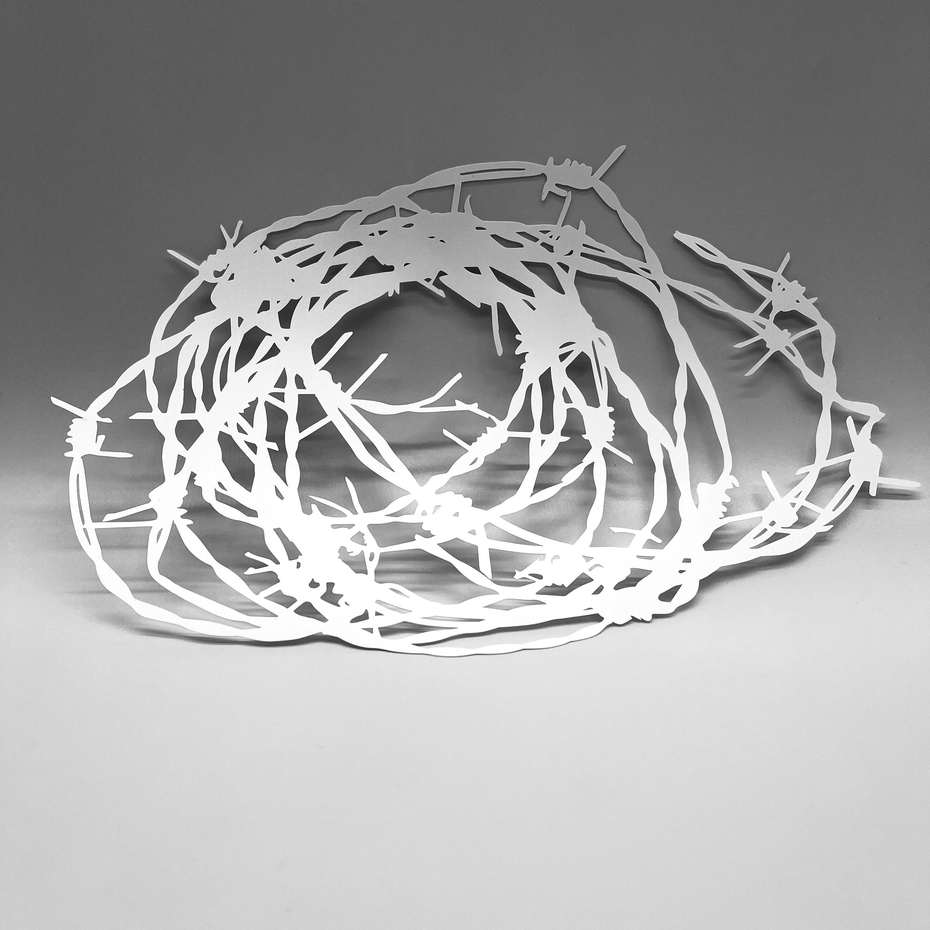 MASK BOB-WAR barbed Wire Mixed Media Ideal for Gel - Etsy